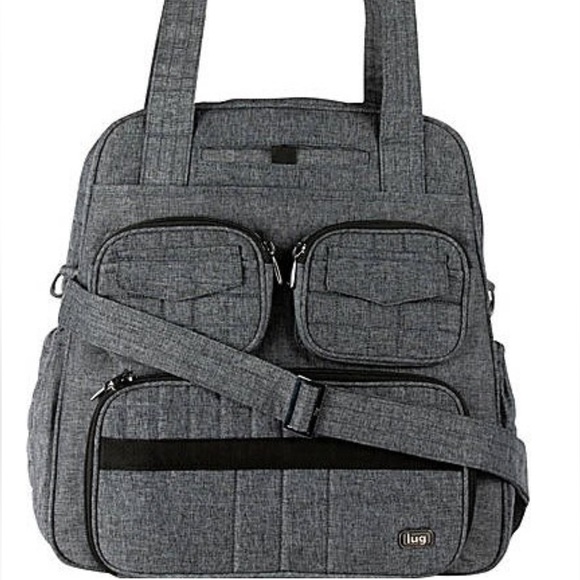 lug | Bags | Lug Heather Grey Puddle Jumper Overnight Convertible ...